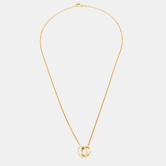 Cartier | Jewelry | Cartier Love Interlocking Loops 8k Yellow Gold ...